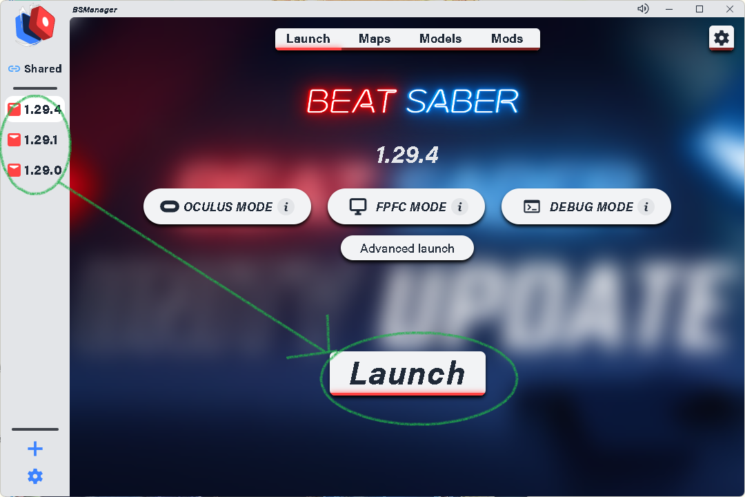 【Beat Saber】自分用Modメモ ダウングレード mod入れるなら29.1がオススメです ※2024/7/13時点 - 神瀬りりいのHP